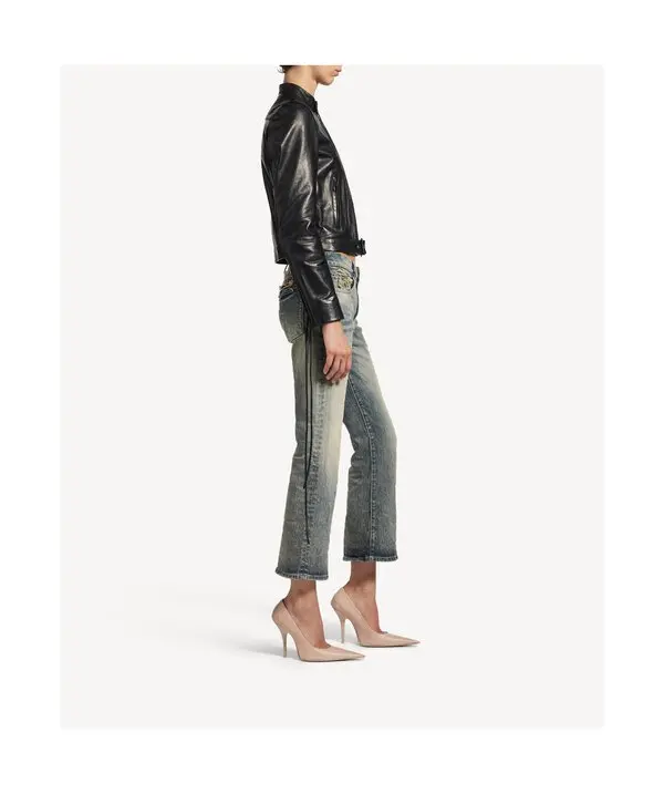Balenciaga Distressed Flare Jeans