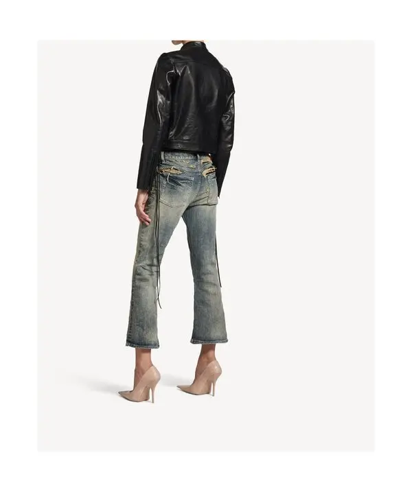 Balenciaga Distressed Flare Jeans