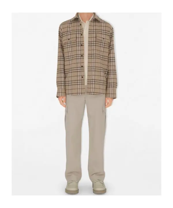 Burberry Long Sleeved Checked Shirt