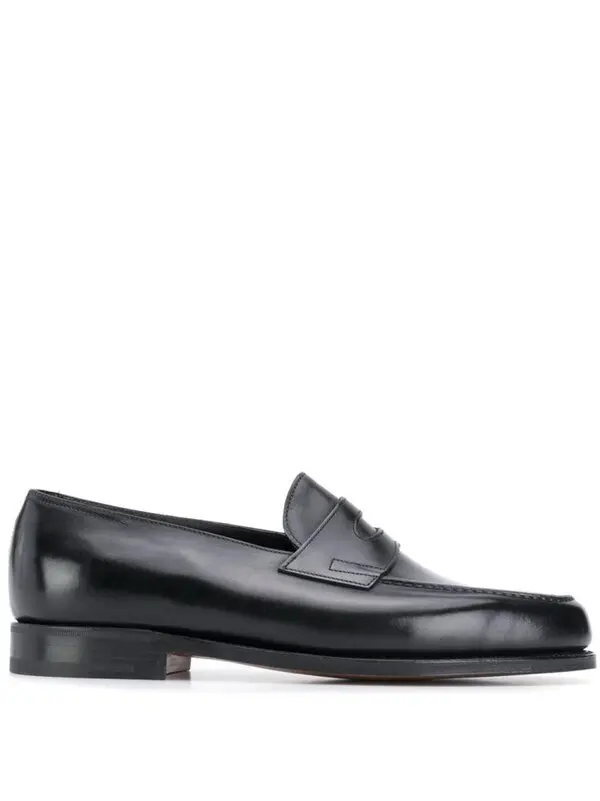 John Lobb Lopez Loafers - Black