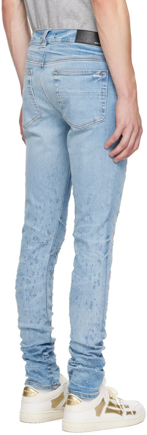 Amiri Shotgun Ripped Skinny Jeans