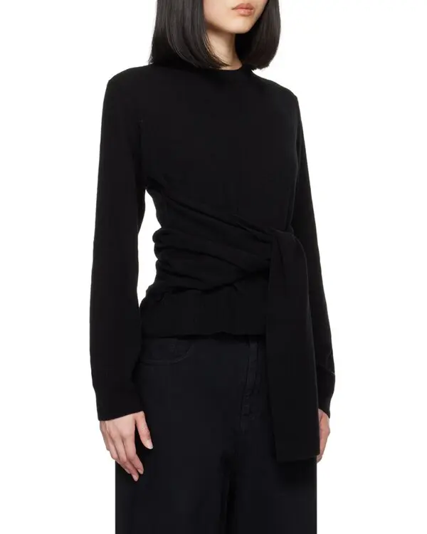 MAISON MARGIELA Wrap-around Crewneck Jumper