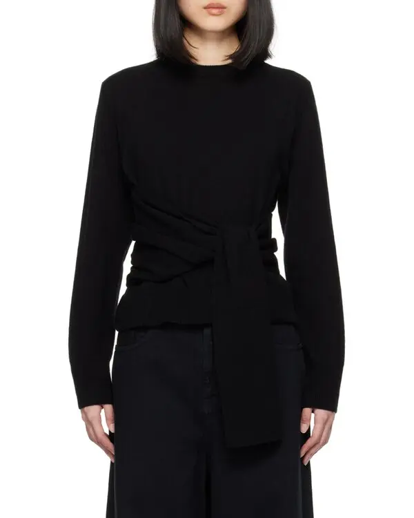 MAISON MARGIELA Wrap-around Crewneck Jumper