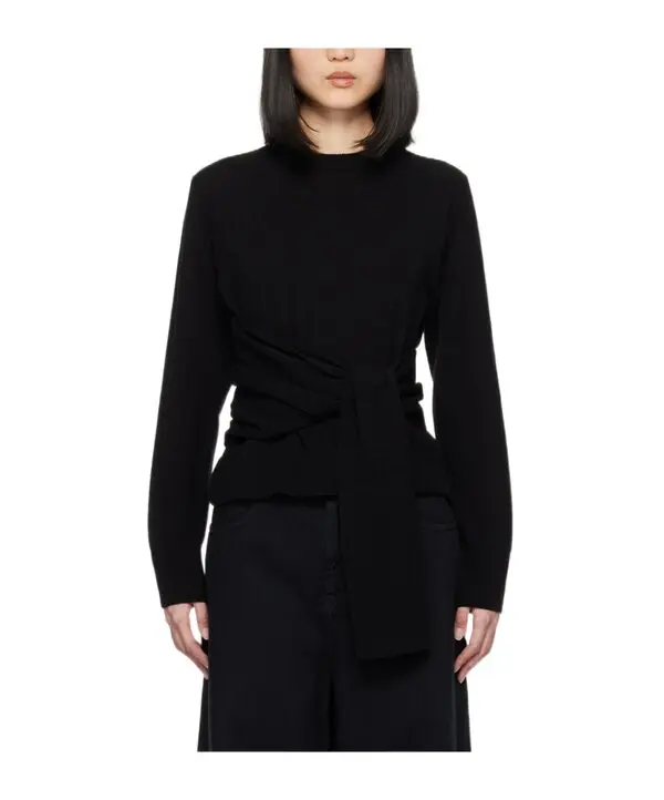 MAISON MARGIELA Wrap-around Crewneck Jumper