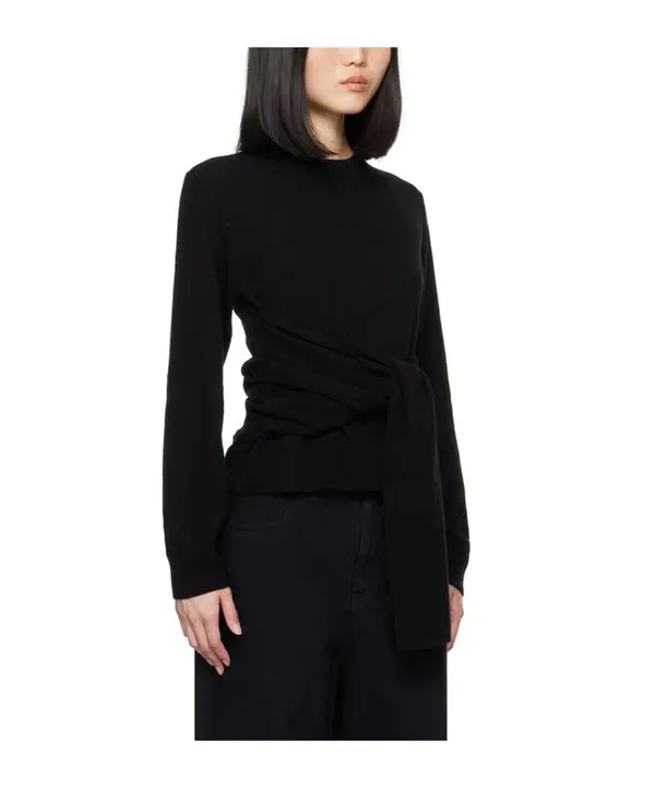 MAISON MARGIELA Wrap-around Crewneck Jumper