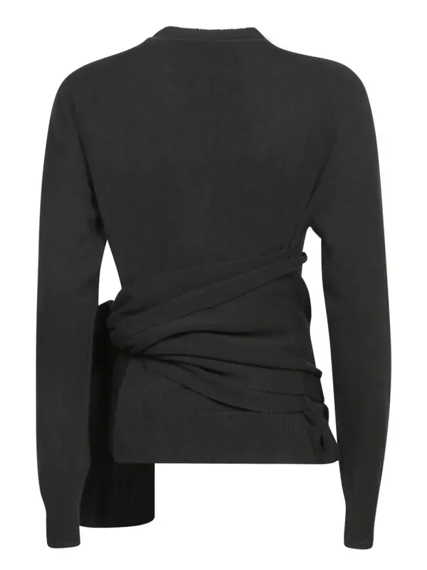 MAISON MARGIELA Wrap-around Crewneck Jumper