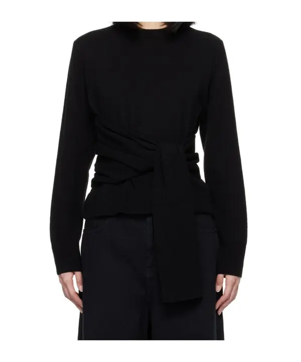 MAISON MARGIELA Wrap-around Crewneck Jumper