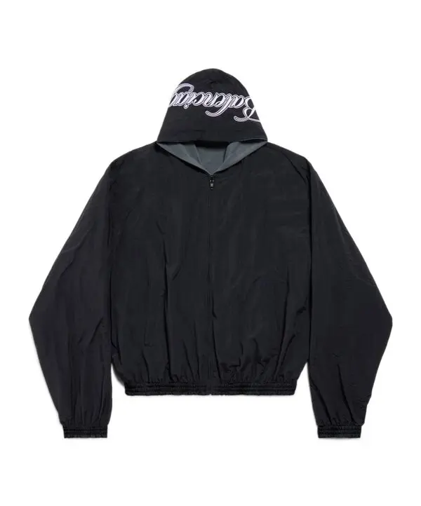 Balenciaga Reversible Tracksuit Jacket With Cursive Logo