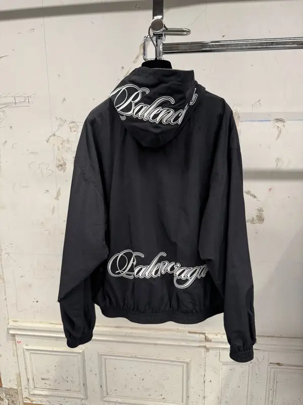 Balenciaga Reversible Tracksuit Jacket With Cursive Logo
