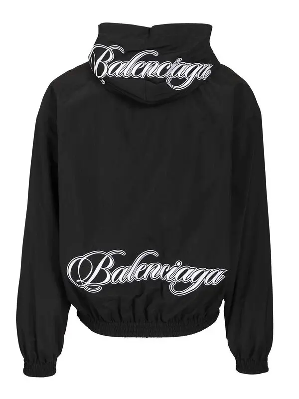 Balenciaga Reversible Tracksuit Jacket With Cursive Logo