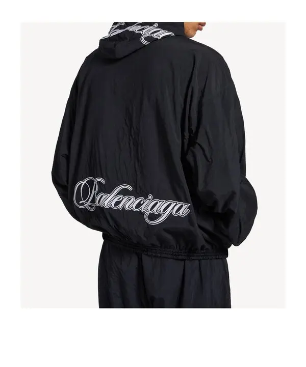Balenciaga Reversible Tracksuit Jacket With Cursive Logo