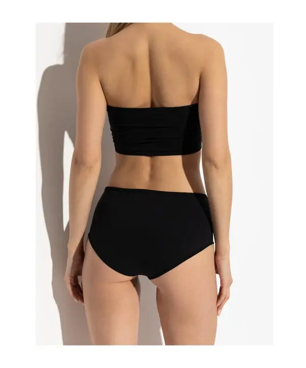 Alaïa Second-skin Knit Lingerie Set - Black