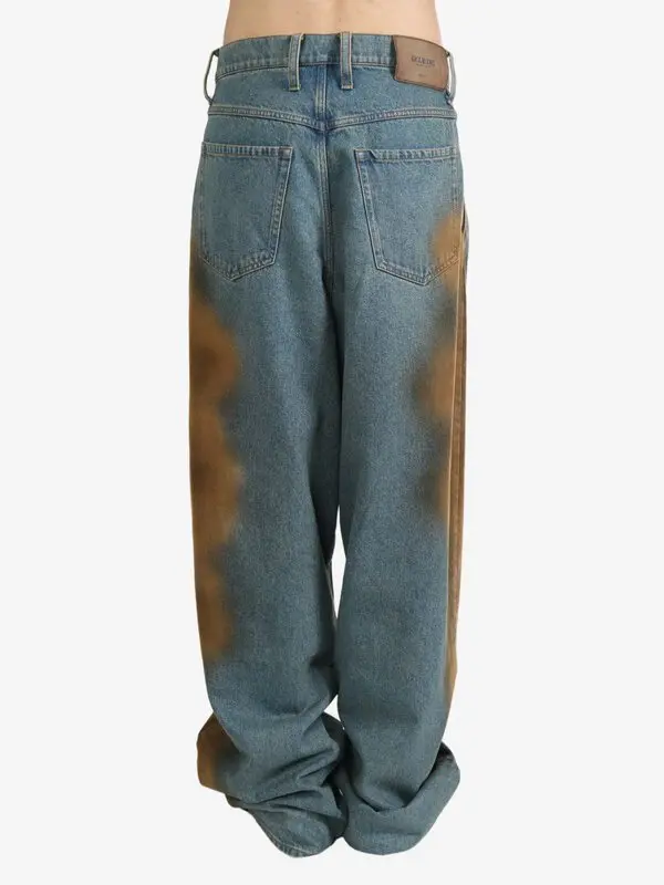 UMA WANG Tie-dyed Printed Jeans
