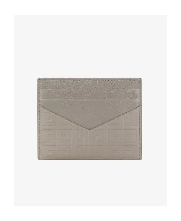 Givenchy G Cut Card Holder In 4g Leather