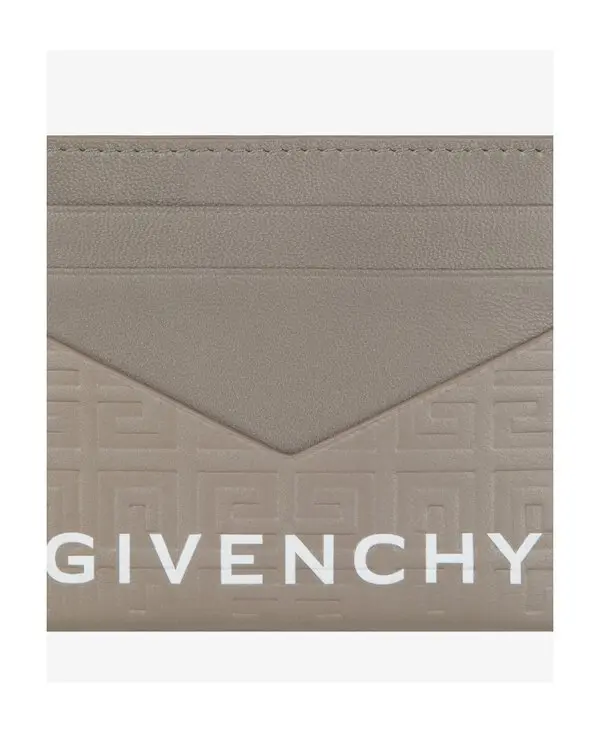 Givenchy G Cut Card Holder In 4g Leather