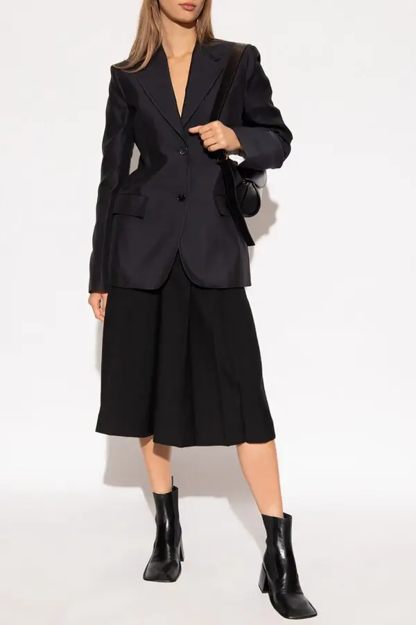 JIL SANDER Single-breasted Blazer - Black