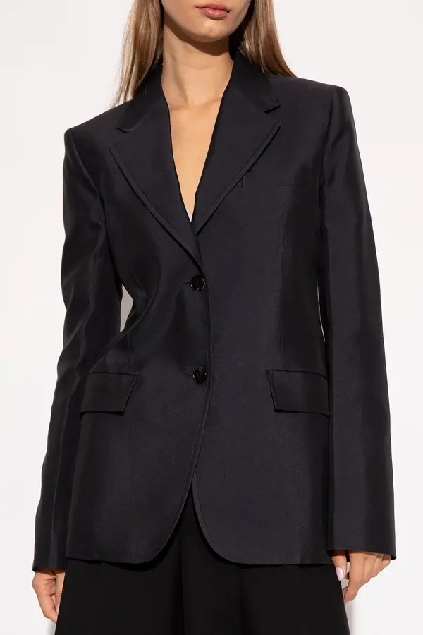 JIL SANDER Single-breasted Blazer - Black