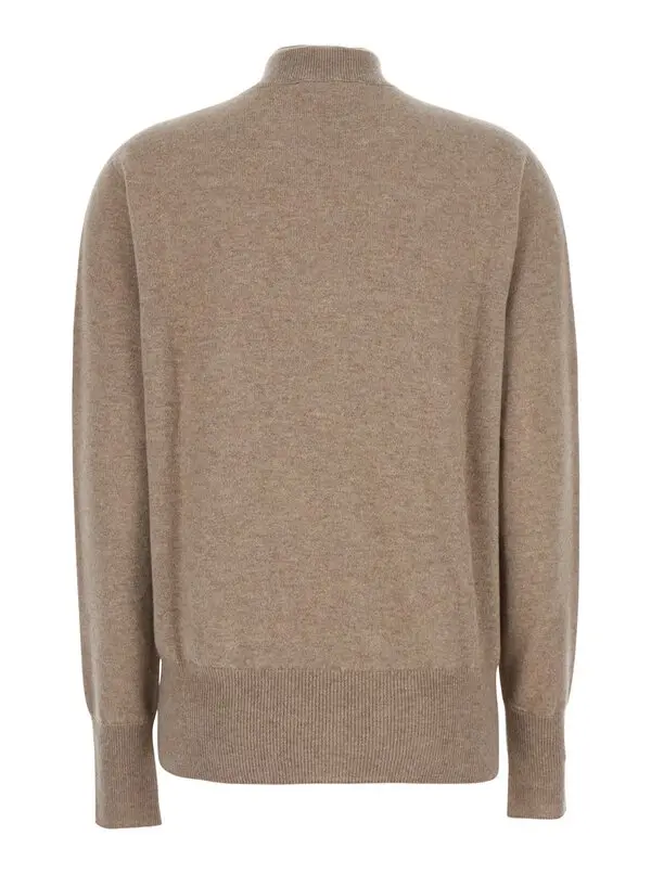 THE ROW Loya Half-zip Knitted Sweater