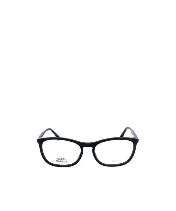 Isabel Marant Étoile Geometric Plano Mirror Eyeglasses - Black