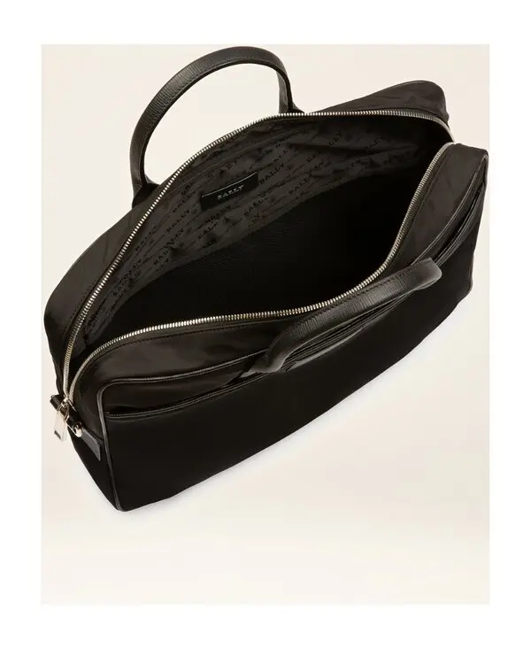 Bally Faldy Logo Patch Briefcase Bag