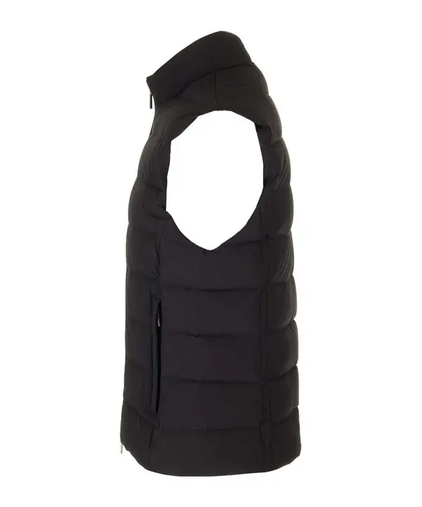 MOORER Sleeveless Quilted Zip Vest
