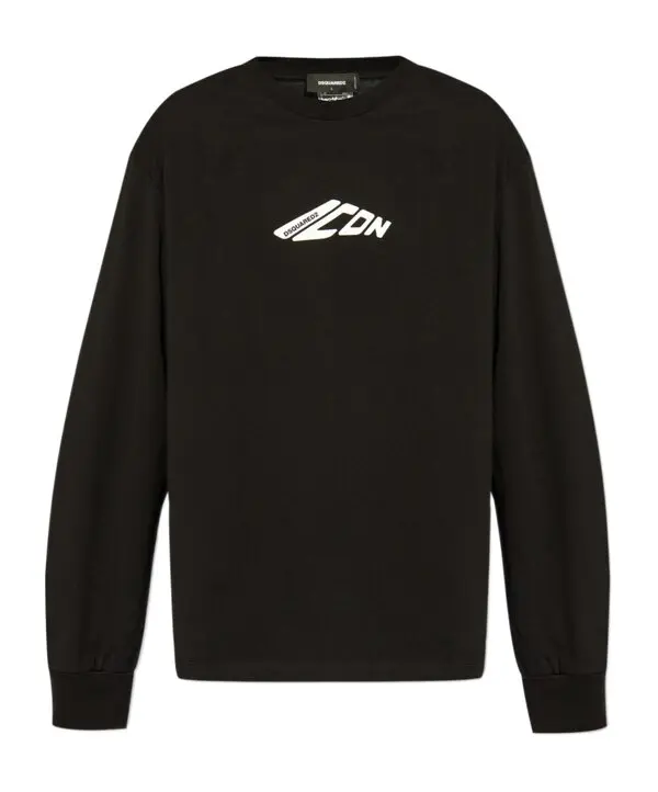 Dsquared2 Logo Printed Long-sleeved T-shirt