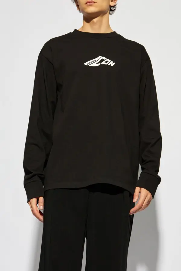 Dsquared2 Logo Printed Long-sleeved T-shirt
