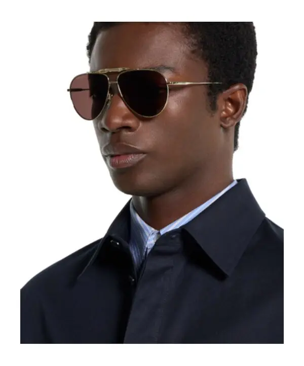 Gucci Pilot Sunglasses - Golden