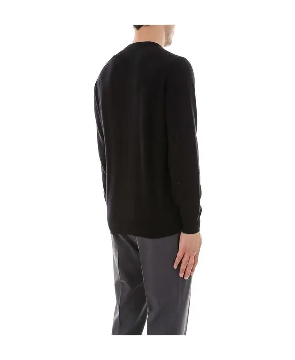 Brunello Cucinelli Crewneck Knitted Sweater - Black