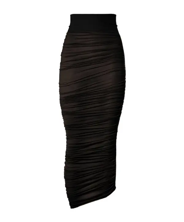Wolford Draped Midi Skirt