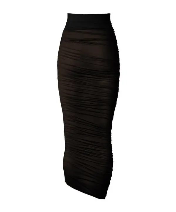Wolford Draped Midi Skirt