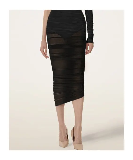 Wolford Draped Midi Skirt