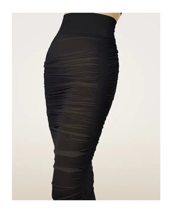 Wolford Draped Midi Skirt