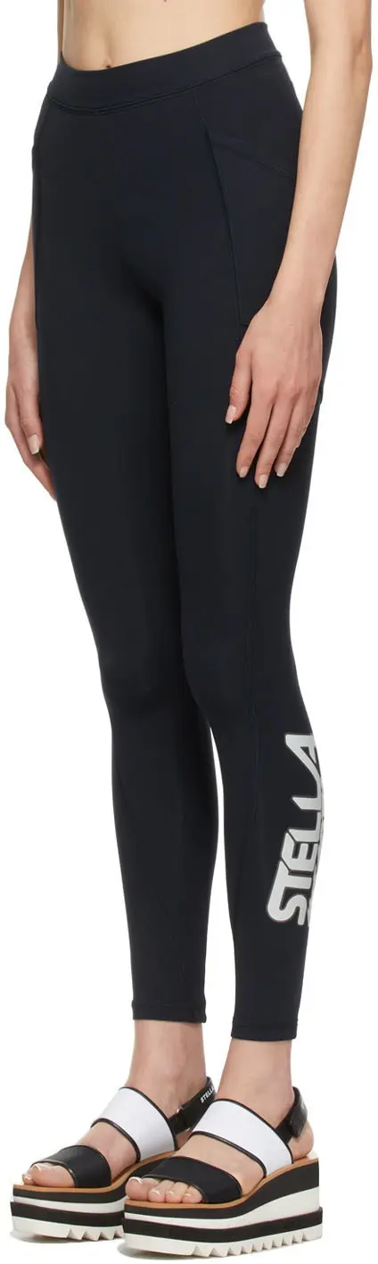 Stella McCartney High-waisted Logo Printed Leggings