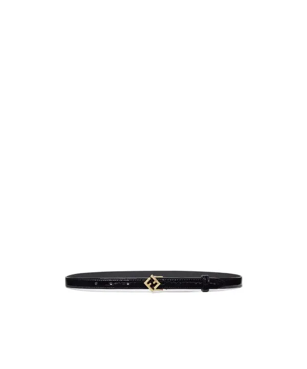 Fendi Ff Diamonds Belt - Black