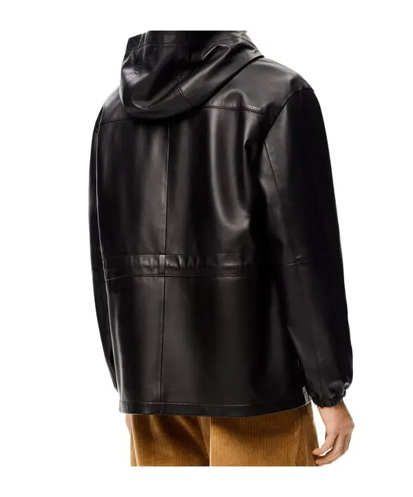 Loewe Hooded Nappa Leather Jacket
