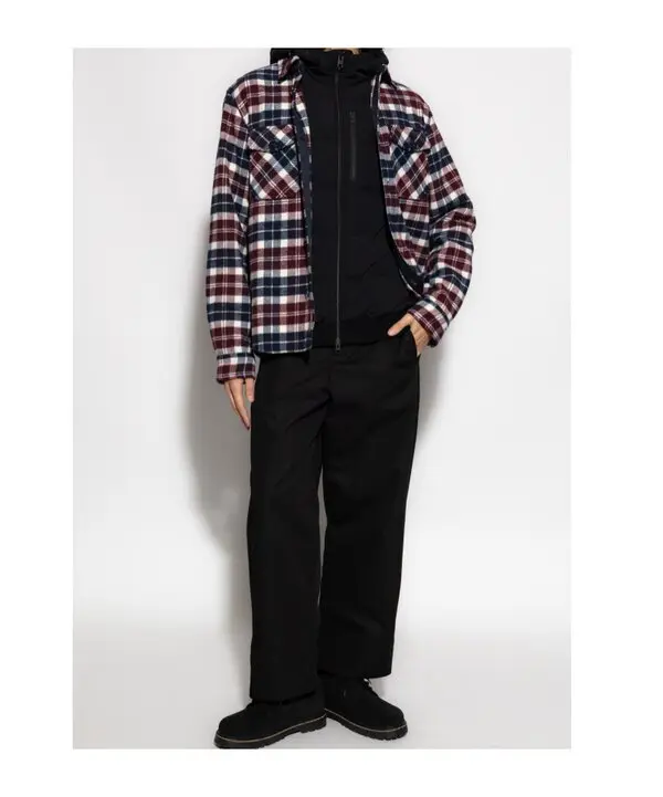 Woolrich Ranger Check Pocket Overshirt - Black