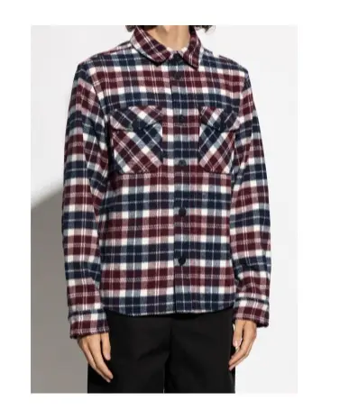 Woolrich Ranger Check Pocket Overshirt - Black