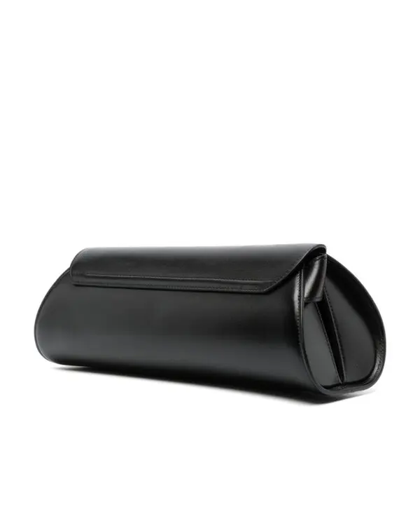 JIL SANDER Large Cannolo Shoulder Bag - Black