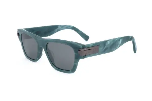 Dior Rectangular Sunglasses With Logo Detail - Gray
