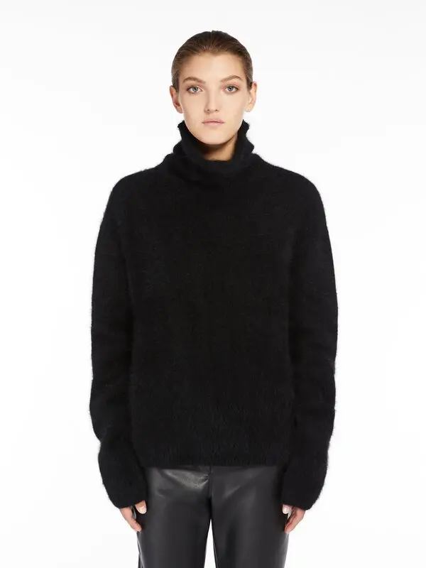 Max Mara High-neck Knitted Pullover