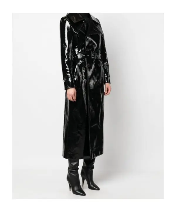 Saint Laurent Double-breasted Belted Trench Coat