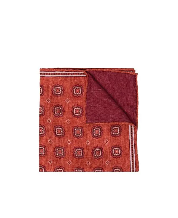 Brunello Cucinelli Printed Silk Scarf - Brown