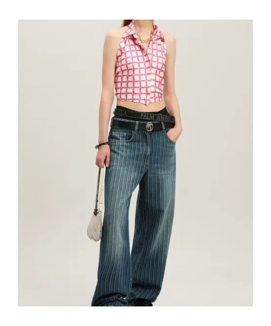 Palm Angels Logo Print Sleeveless Shirt
