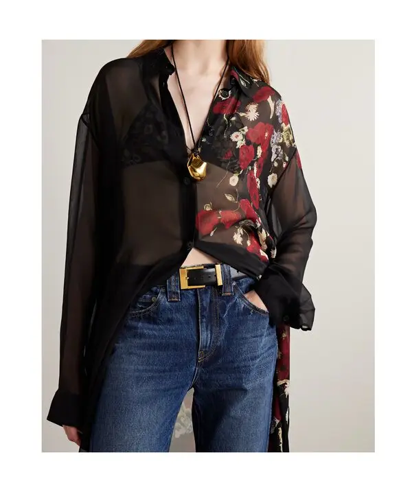 Khaite Manhattan Belt - Black