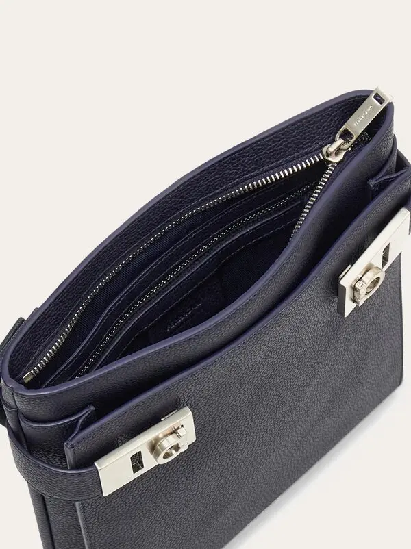 FERRAGAMO Gancini Buckle Shoulder Bag