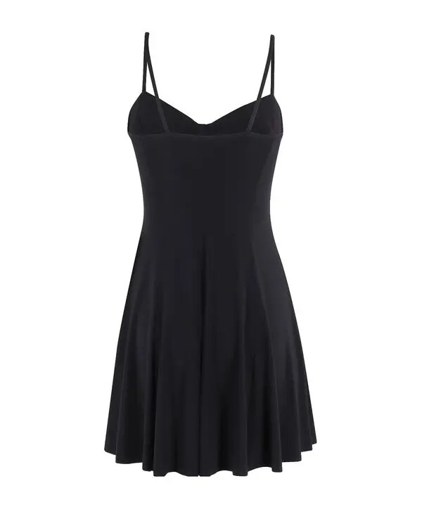 Norma Kamali Mini Dress With Sweetheart Neckline And Spaghetti Straps