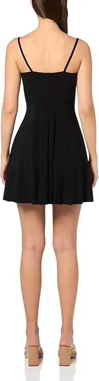 Norma Kamali Mini Dress With Sweetheart Neckline And Spaghetti Straps