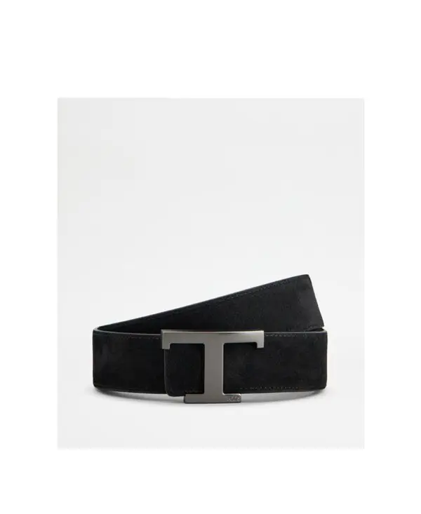 TOD'S Timeless Buckled Reversible Belt - Black