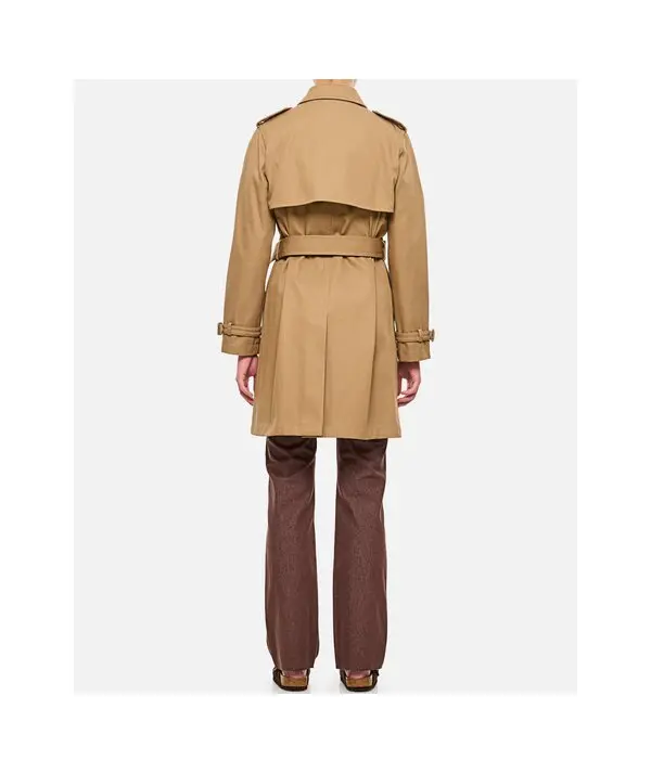 FAY Cotton Trench Coat - Beige